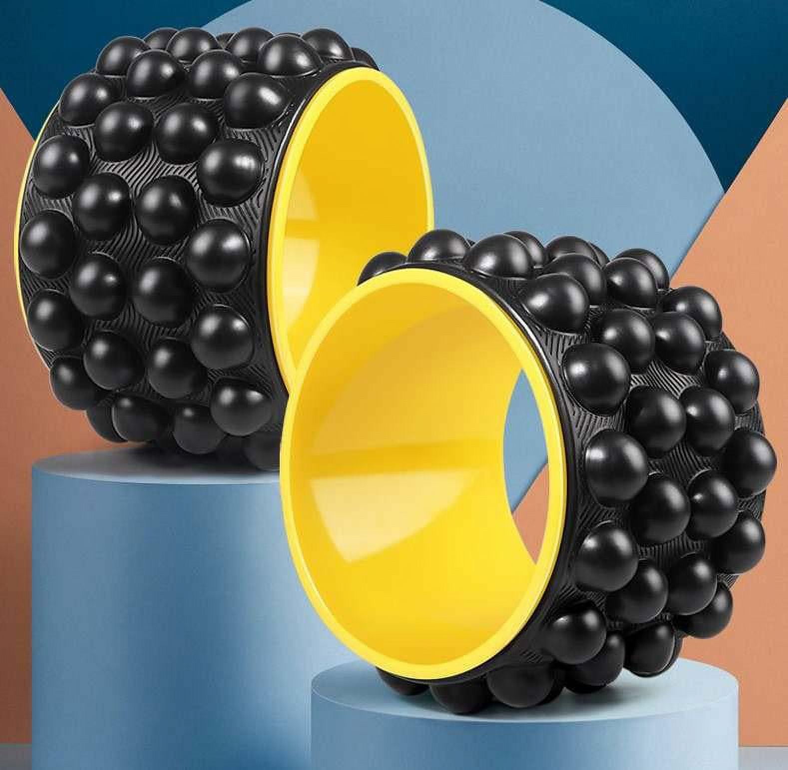 Ailtower Yoga Wheel 10.92'' x 10.92'' Foam Back Roller for Muscle ...