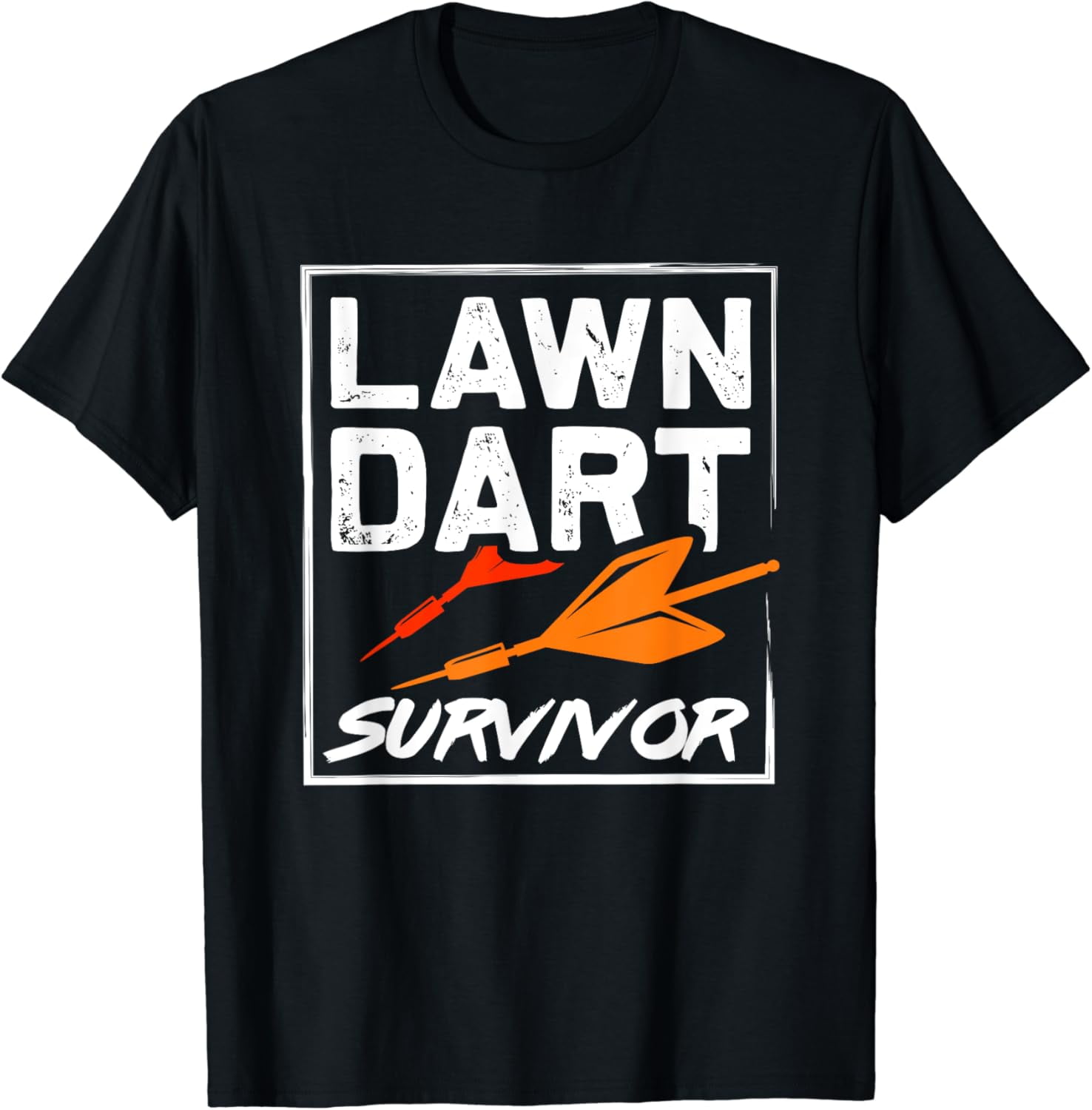 Aim Arrow Dartboard Tees and Tshirts Lawn Dart Survivor shirt - Walmart.com