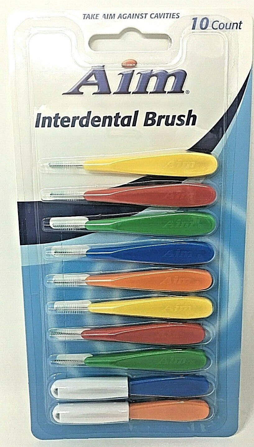 Aim Dental Picks Interdental Brushes, Tooth Bristle Cleaning Toothpick ...