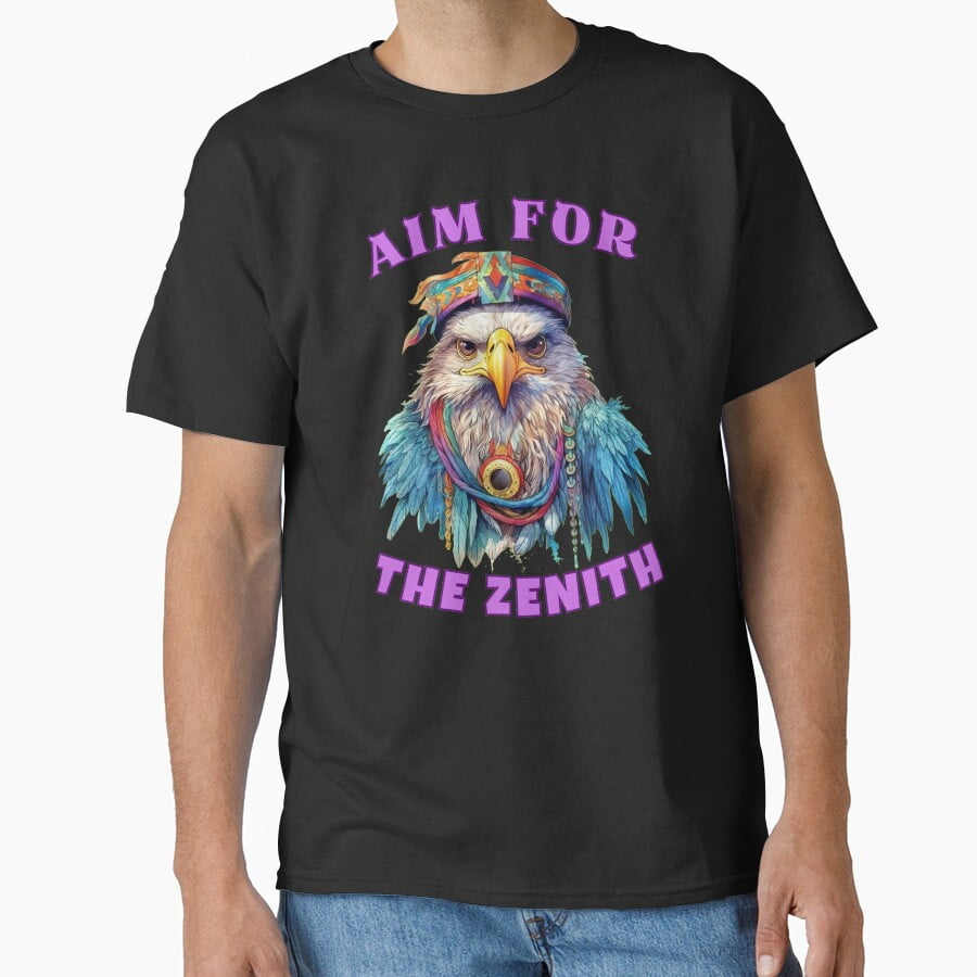 Aim For The Zenith Retro Eagle Bird Nature Wildlife Gift Best Top ...