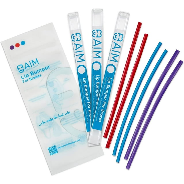 Aim Lip Bumper For Braces Orthodontic & Dental Pain-Relief Comfort Lip ...