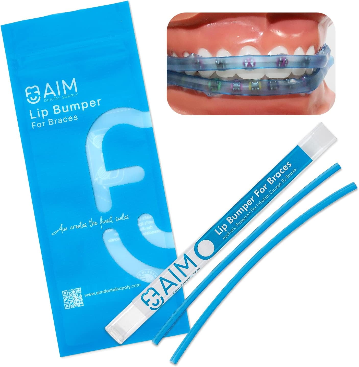 Aim Lip Bumper for Braces, Orthodontic Comfort Covers, Dental Pain ...