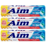 Aim Multi-Benefit Cavity Protection Gel Toothpaste, Fresh Ultra Mint ...