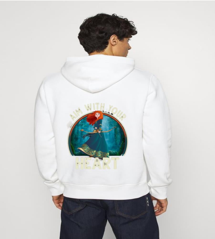 Aim With Your Heart Brave Merida Inspirational Hoodie, for men & women ...