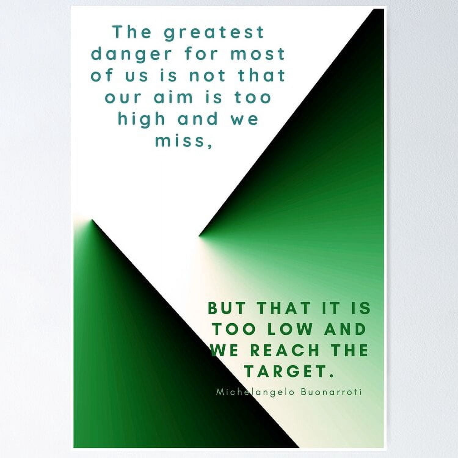 Aim high UNFRAMED Poster, 24x36 - Walmart.com
