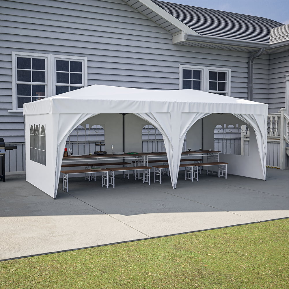 Aimee Lii 10'x20' Heavy Duty Carport Car Pop Up Canopy Garage Outdoor ...