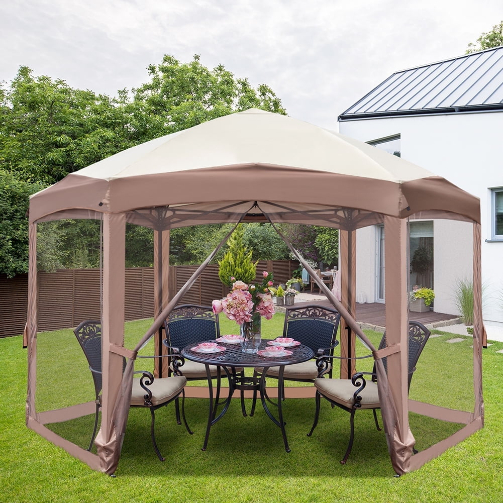 Aimee Lii 120" x144" Outdoor Pop Up Patio Canopy Base, Patio Patio Canopys Newly Designed ...