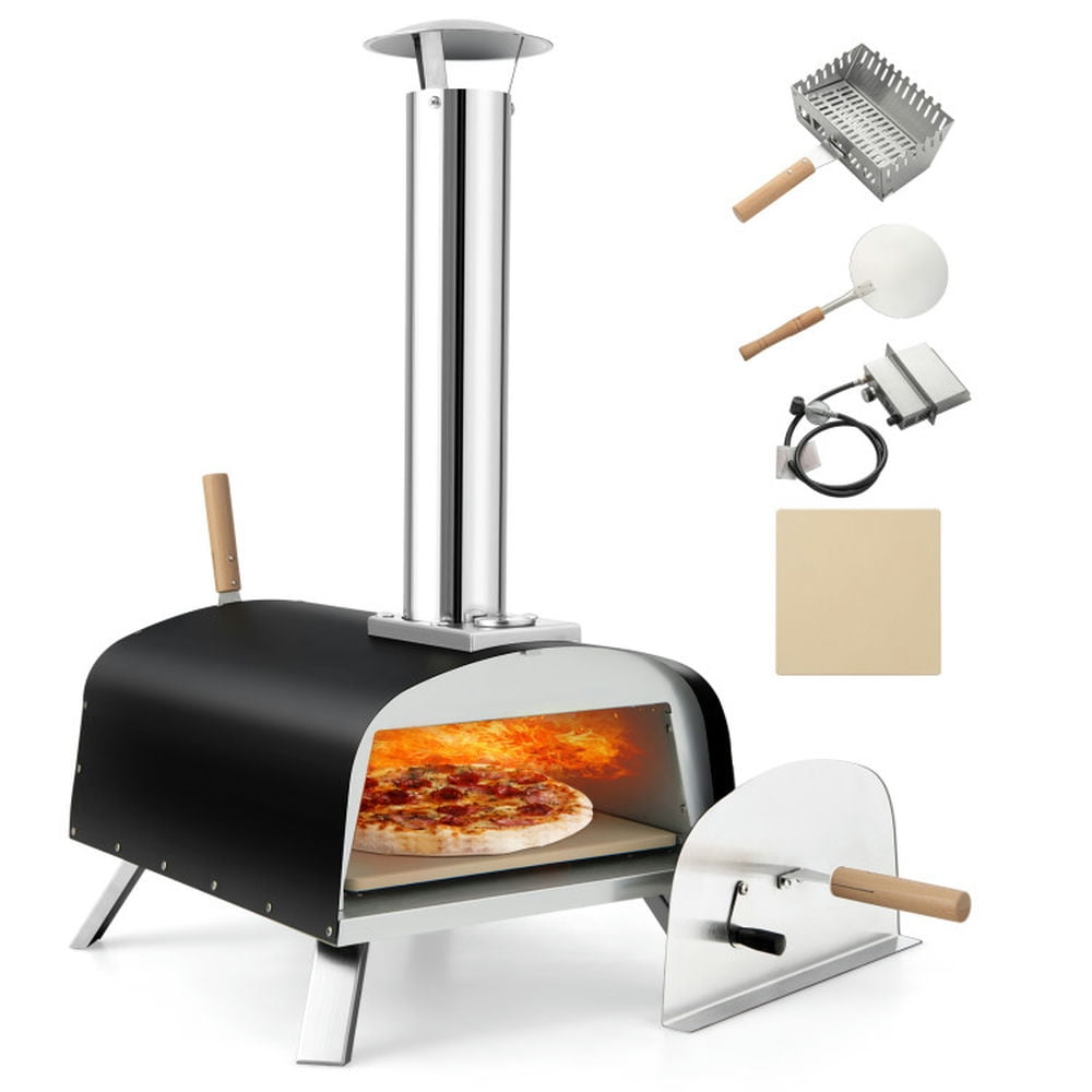 Aimee Lii Portable Multi-Fuel Pizza Oven with Pizza Stone and Pizza ...