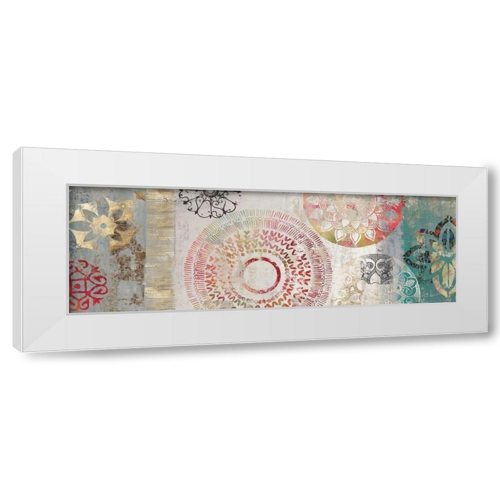 Aimee Wilson 4x14 White Modern Wood Framed Wall Art Titled - Elegance of the Flow II - Walmart.com