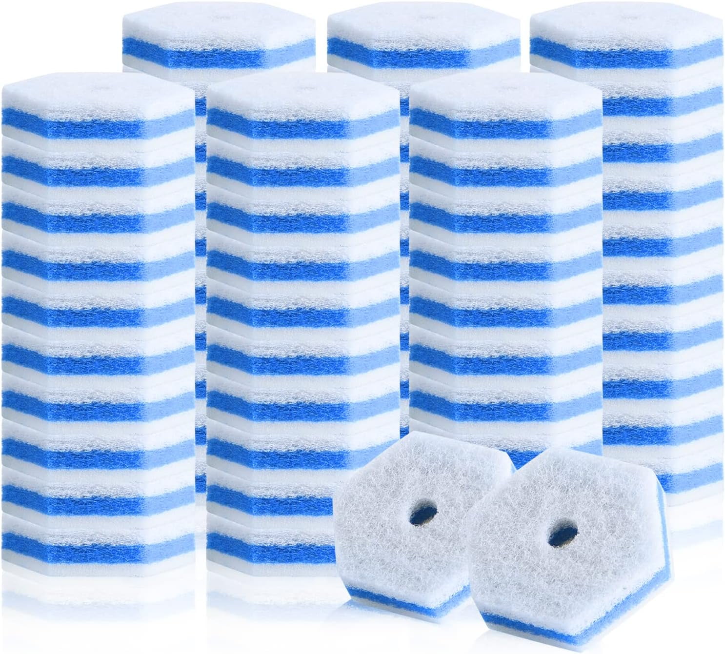 Aimery 100 Counts Disposable Toilet Bowl Cleaning Refills Make Toilet ...