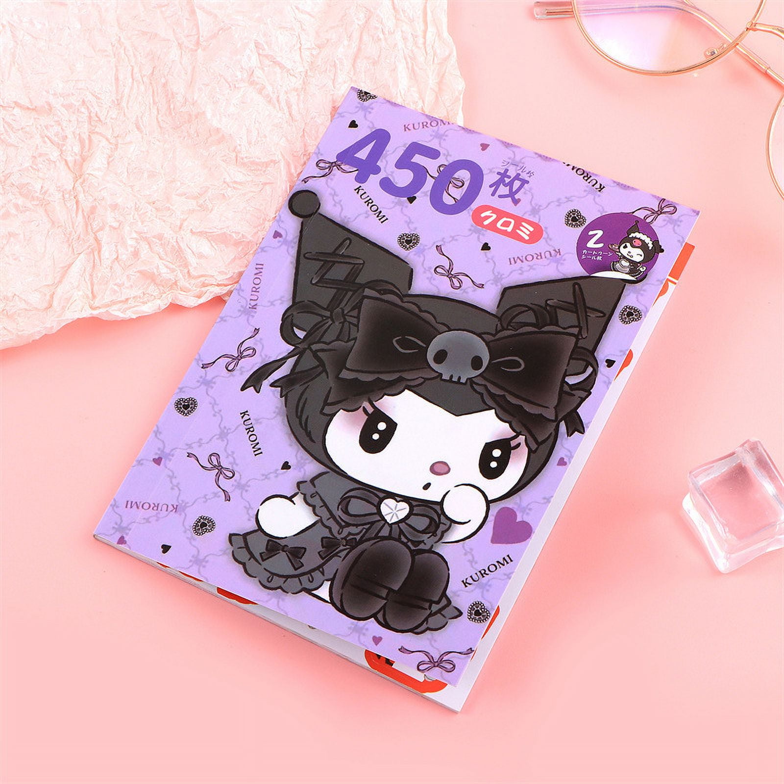 Aimey Cute Sanrio Hello Kitty Sticker Book Kawaii Cartoon Kuromi ...