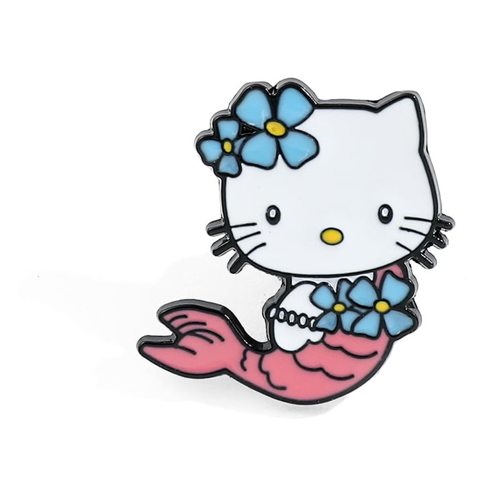 Aimey Kawaii Sanrio Kuromi Cinnamoroll Hello Kitty Brooch Metal Badge ...