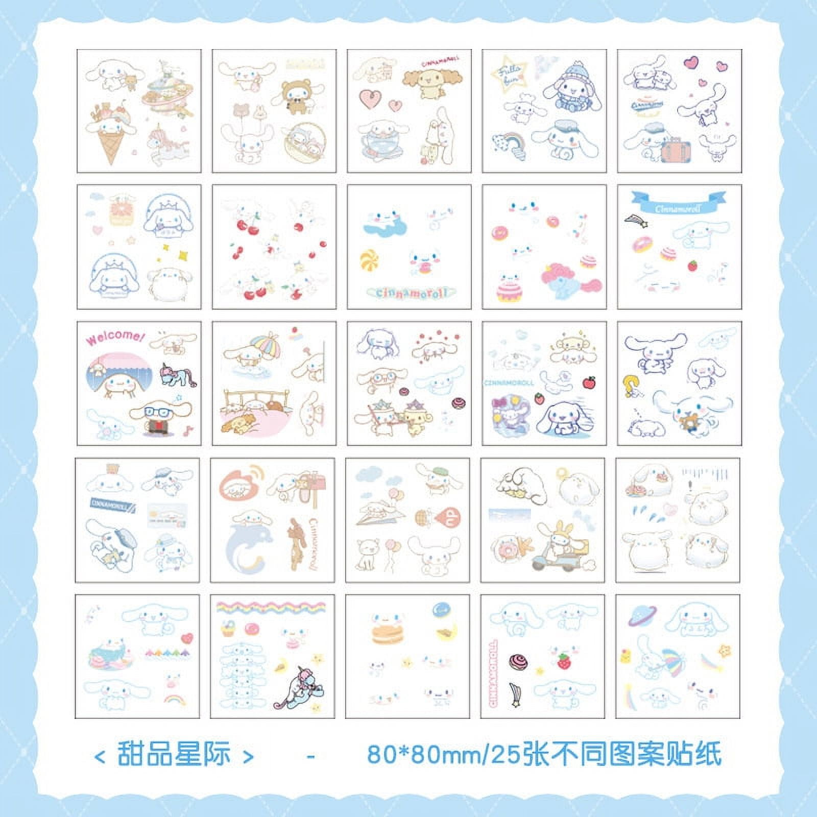 Aimey Kawaii Sanrio Kuromi Sticker Hello Kitty Waterproof PVC DIY Goo ...