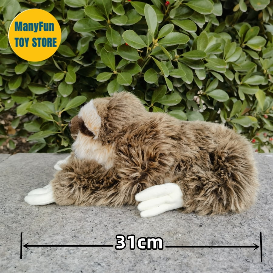 Aimey Realistic Sloth Puppets High Fidelity Cute Bradypode Plushie ...