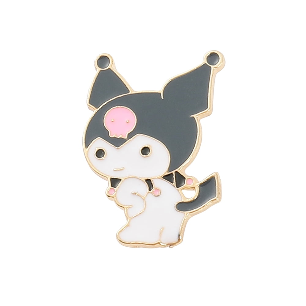 Aimey Sanrioes Cartoon Figure Enamel Pin Kuromi Hello Kitty Cinnamoroll Melody Badge Brooch for ...