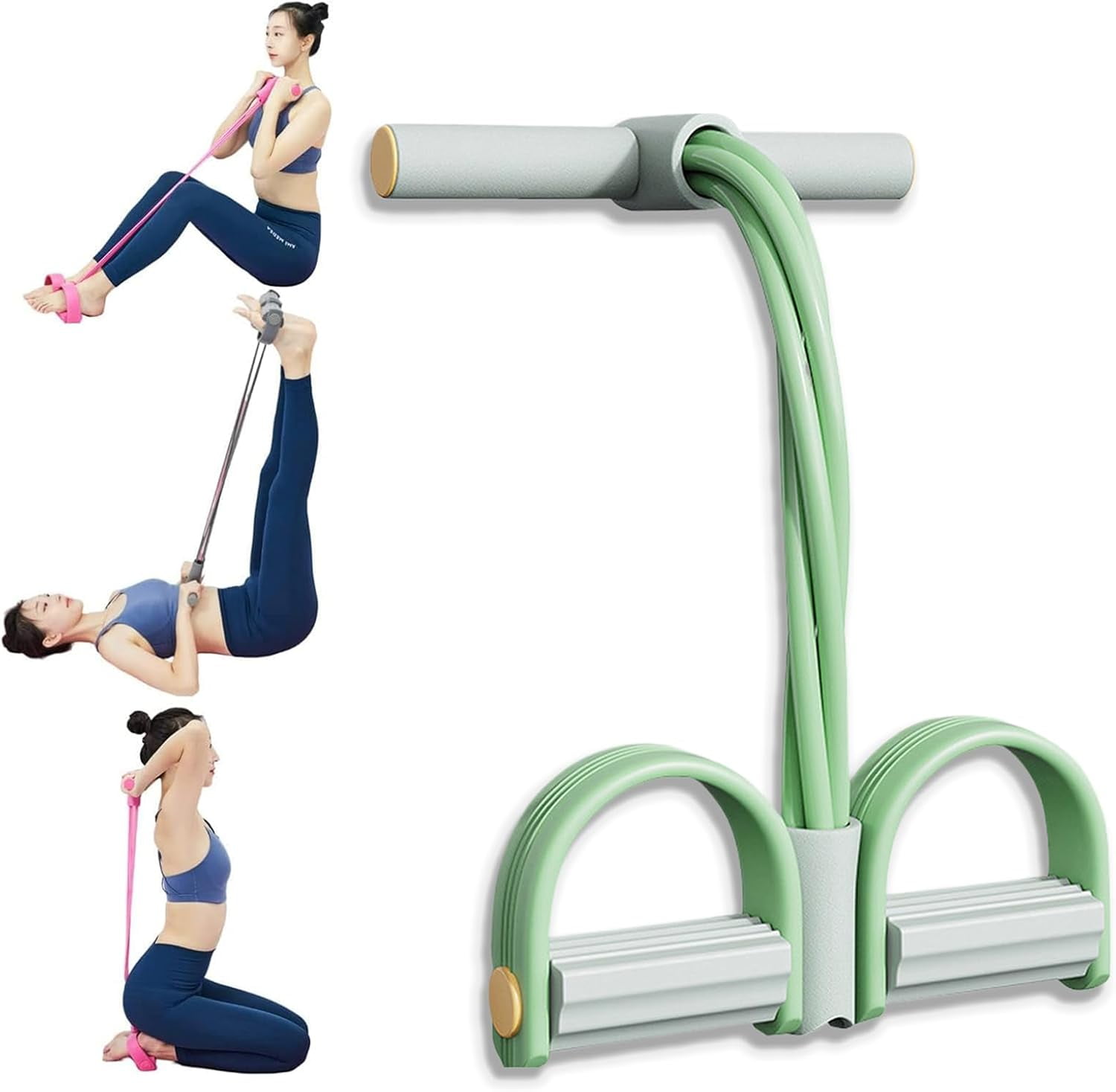 Aimierbuy Stirrup Puller, 21 Fitness Resistance Bands-4 Tube Pedal ...