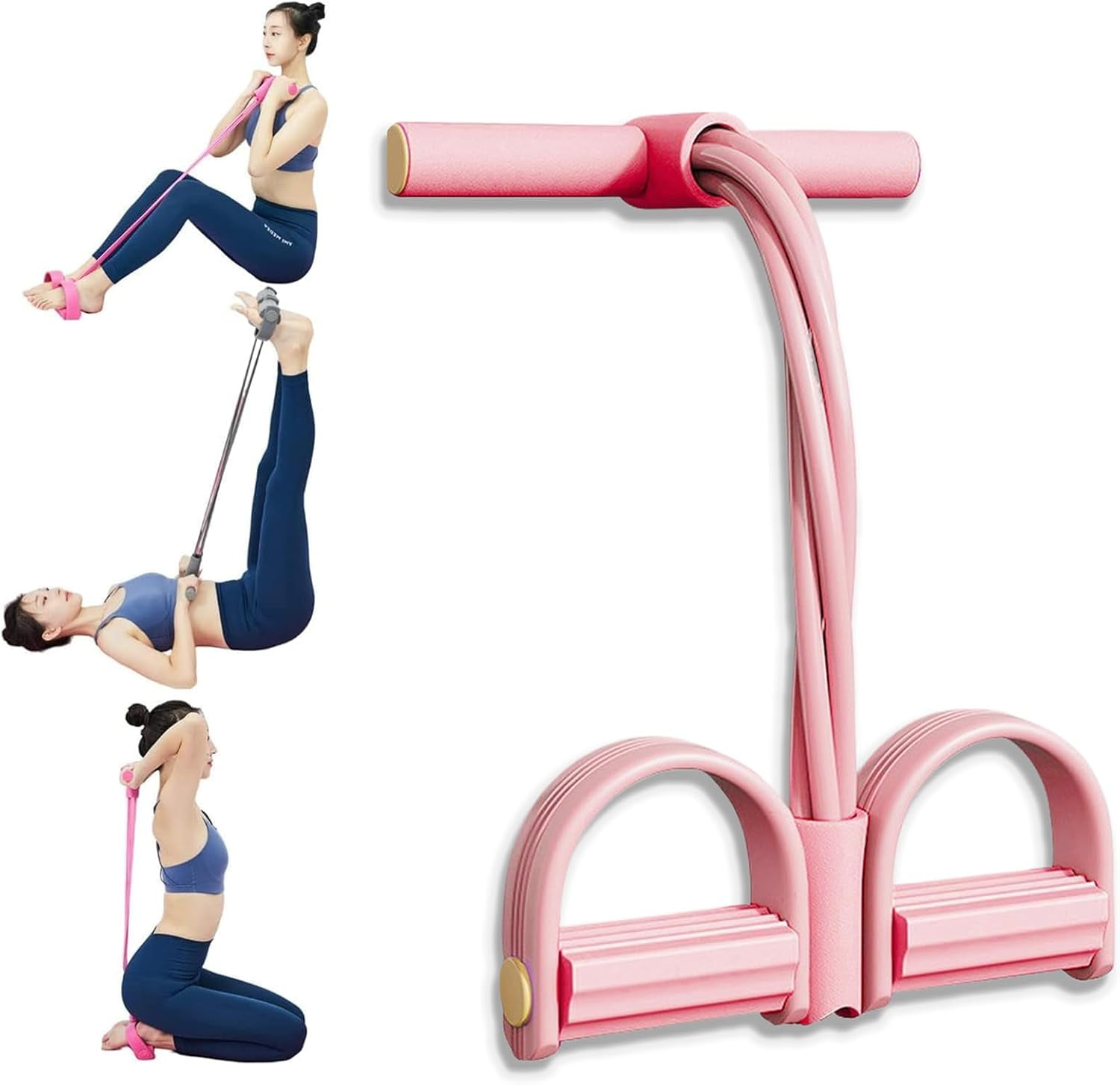 Aimierbuy Stirrup Puller, 21 Fitness Resistance Bands-4 Tube Pedal ...