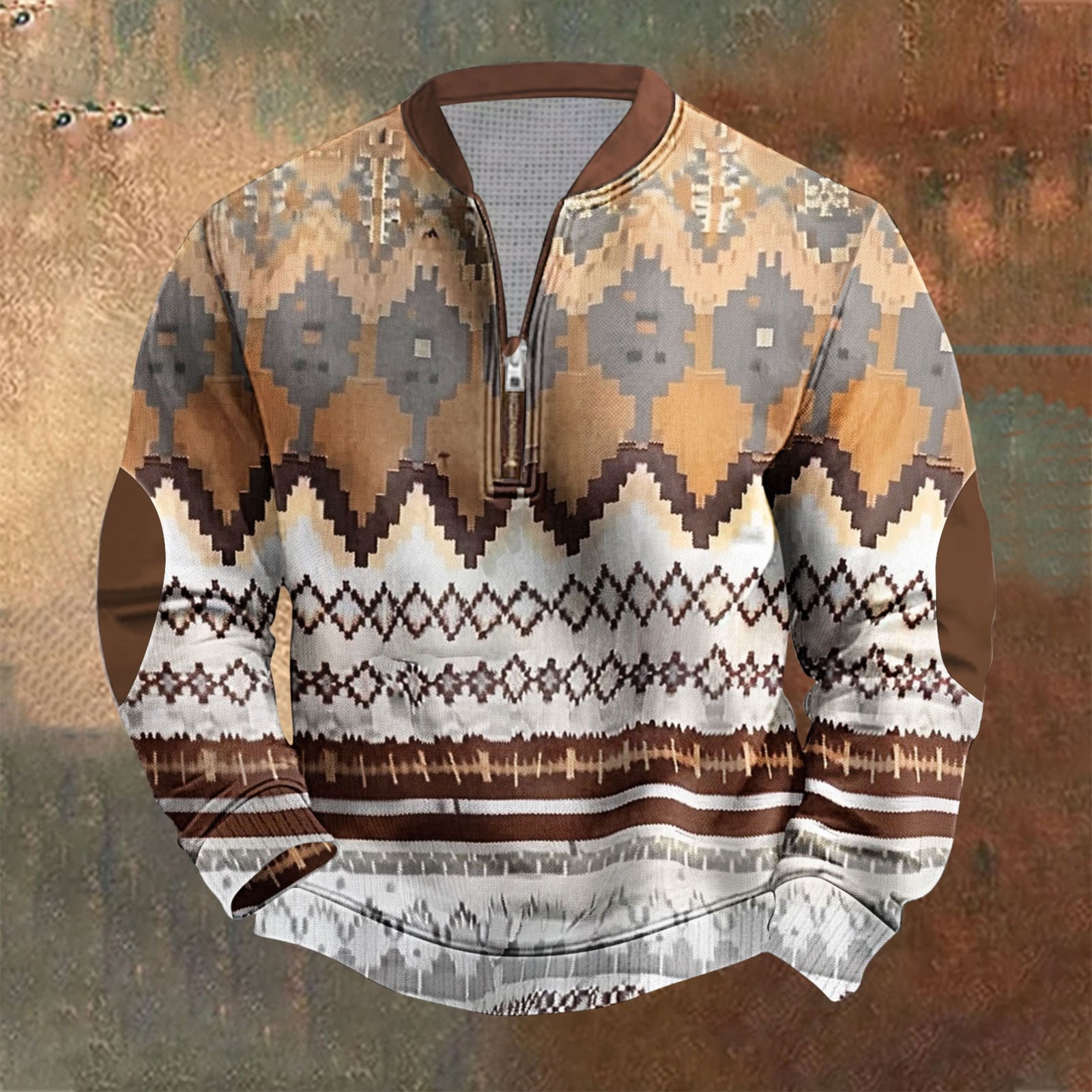 Aimik Hanes Aztec Cowboy Mens Hoodie Vintage Graphic Western Hoodies ...