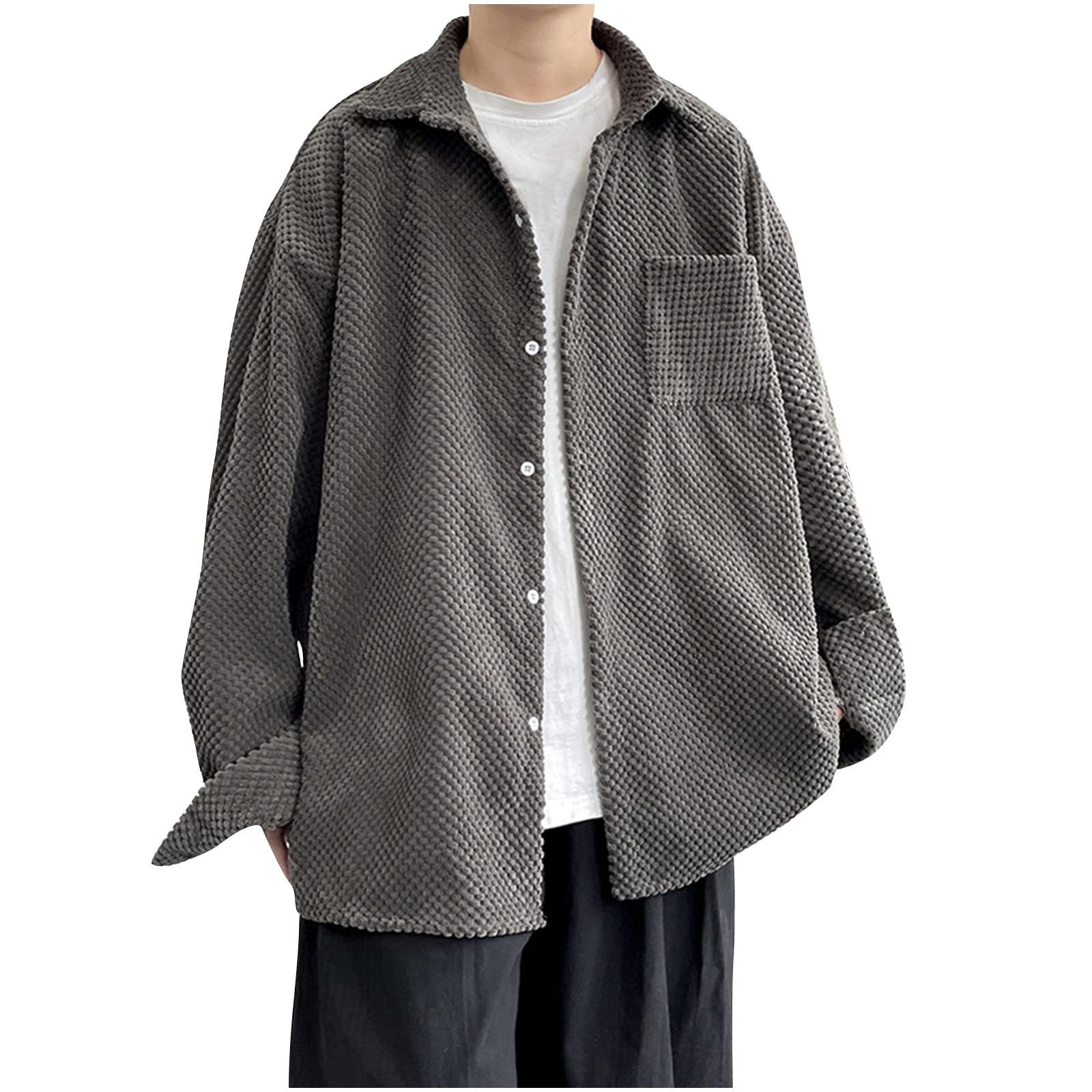 Aimik Hanes Fall Savings Clearance Lightweight Corduroy Button Down ...