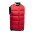 Aimik Hanes Heating Vest Men'S Winter Padded Puffer Vest Outdoor Stand ...