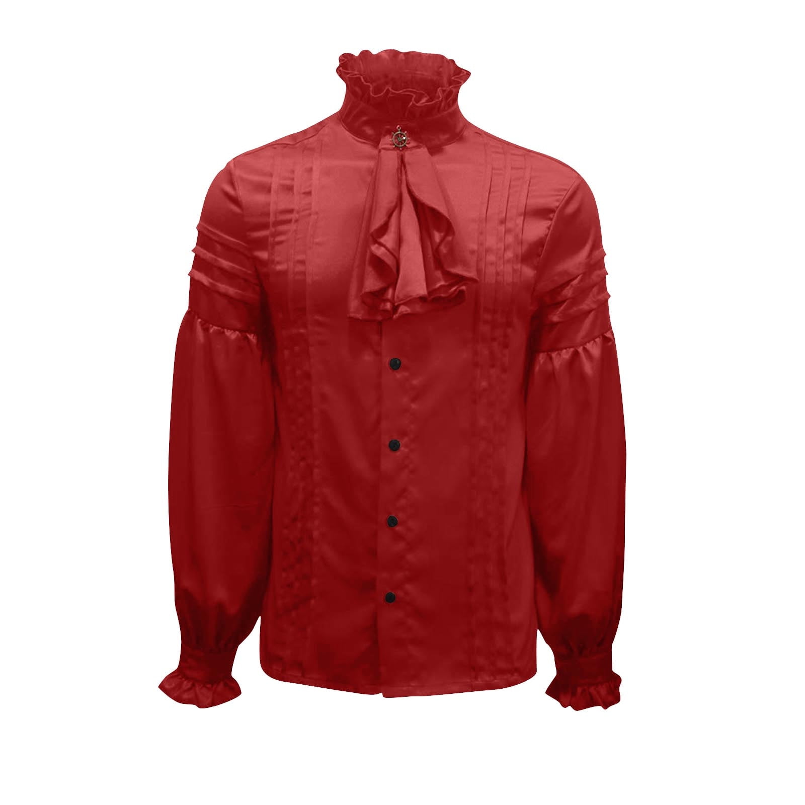 Aimik Hanes Mens Vampire Shirt,Pirate Style Renaissance Victorian ...