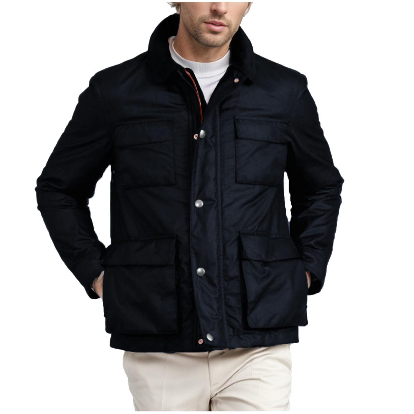 Aimik Hanes Winter Savings Clearance Men's Military Jacket Casual ...