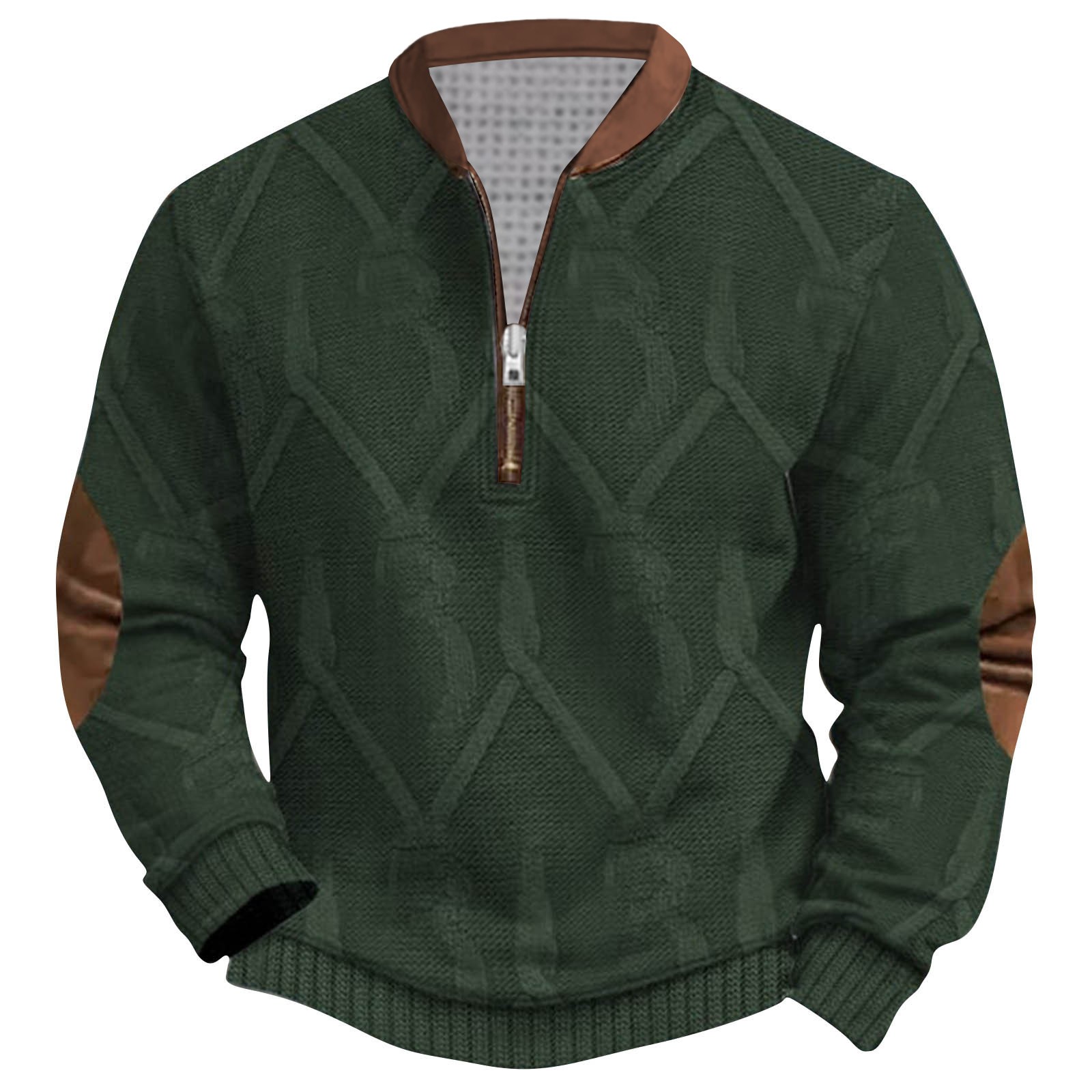 Aimik Hanes Winter Shirts Men 2025 Casual Henry Stand Collar Quarter ...