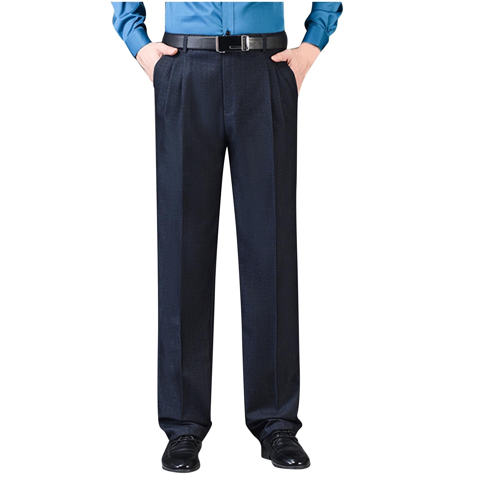 Aimik Hanes 2024 Clearance Sale Men's formal Suit Pants Herringbone ...