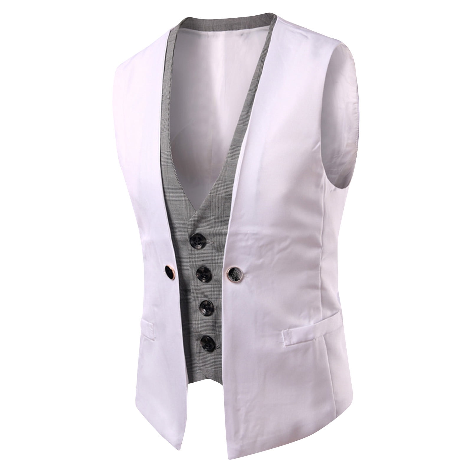 Aimik Hanes 2025 Clearance Sale Mens Suit Vest Tie Set Classic ...