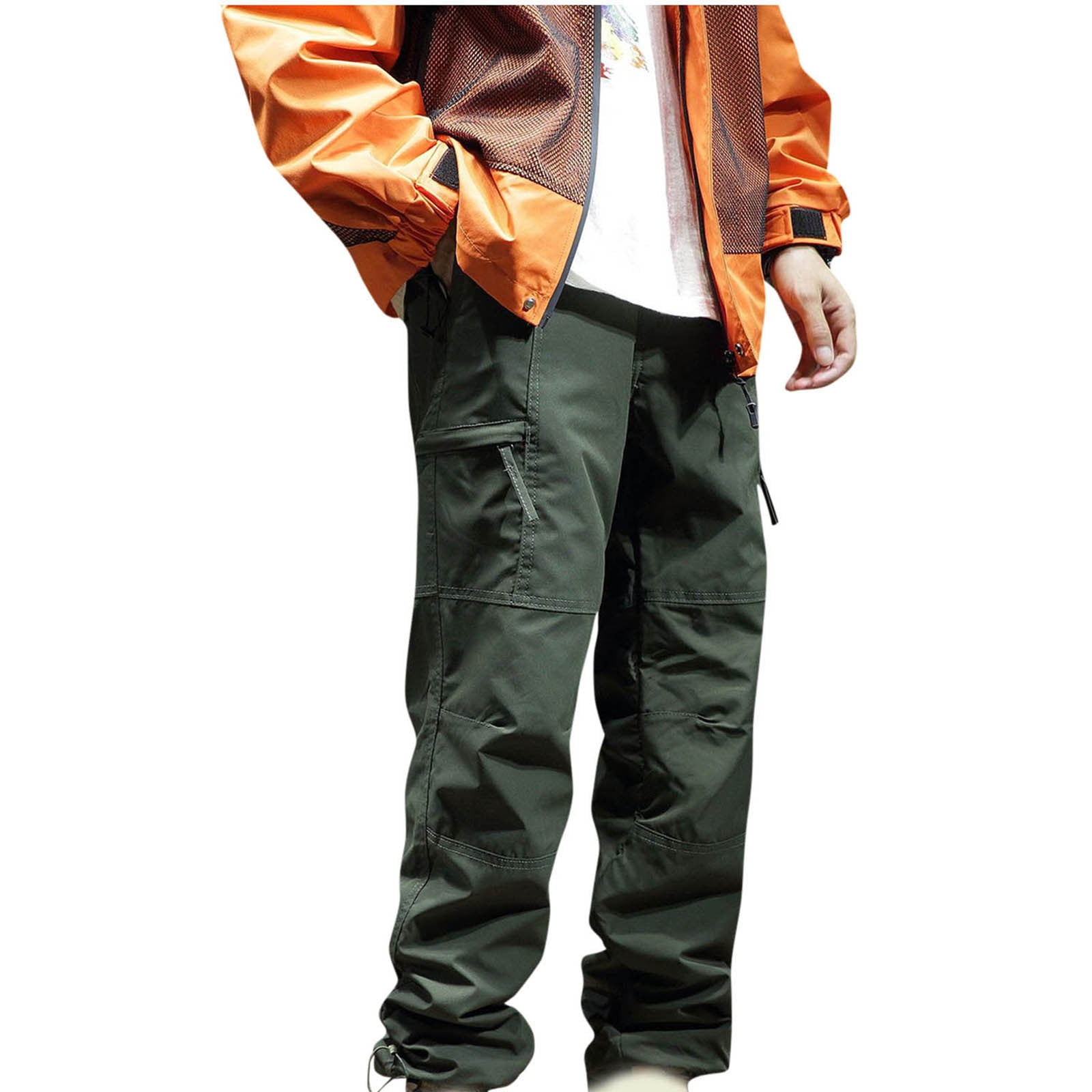 Aimik Hanes Men's Tactical Pants,Lightweight Multi-Pocket Cargo Hiking ...