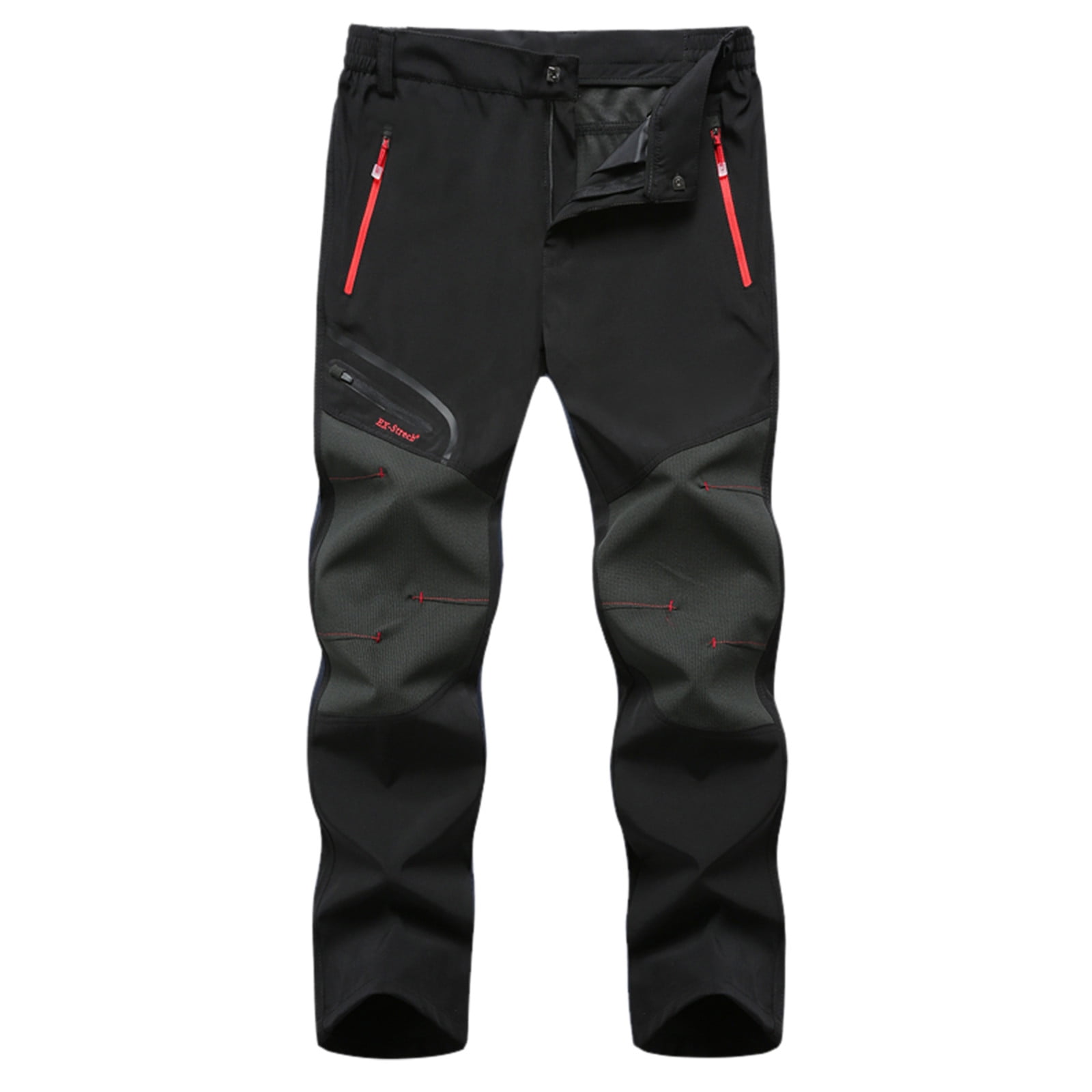 Aimik Men's Winter Waterproof Tactical Pants,Softshell Fleece Lined ...