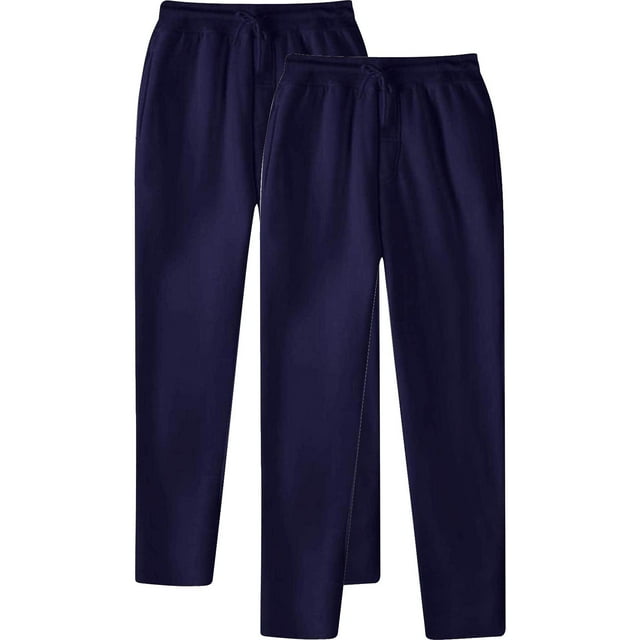 Aimik Hanes 2 Pack Mens Cotton Sleepwear Pajamas Pants Soft Long