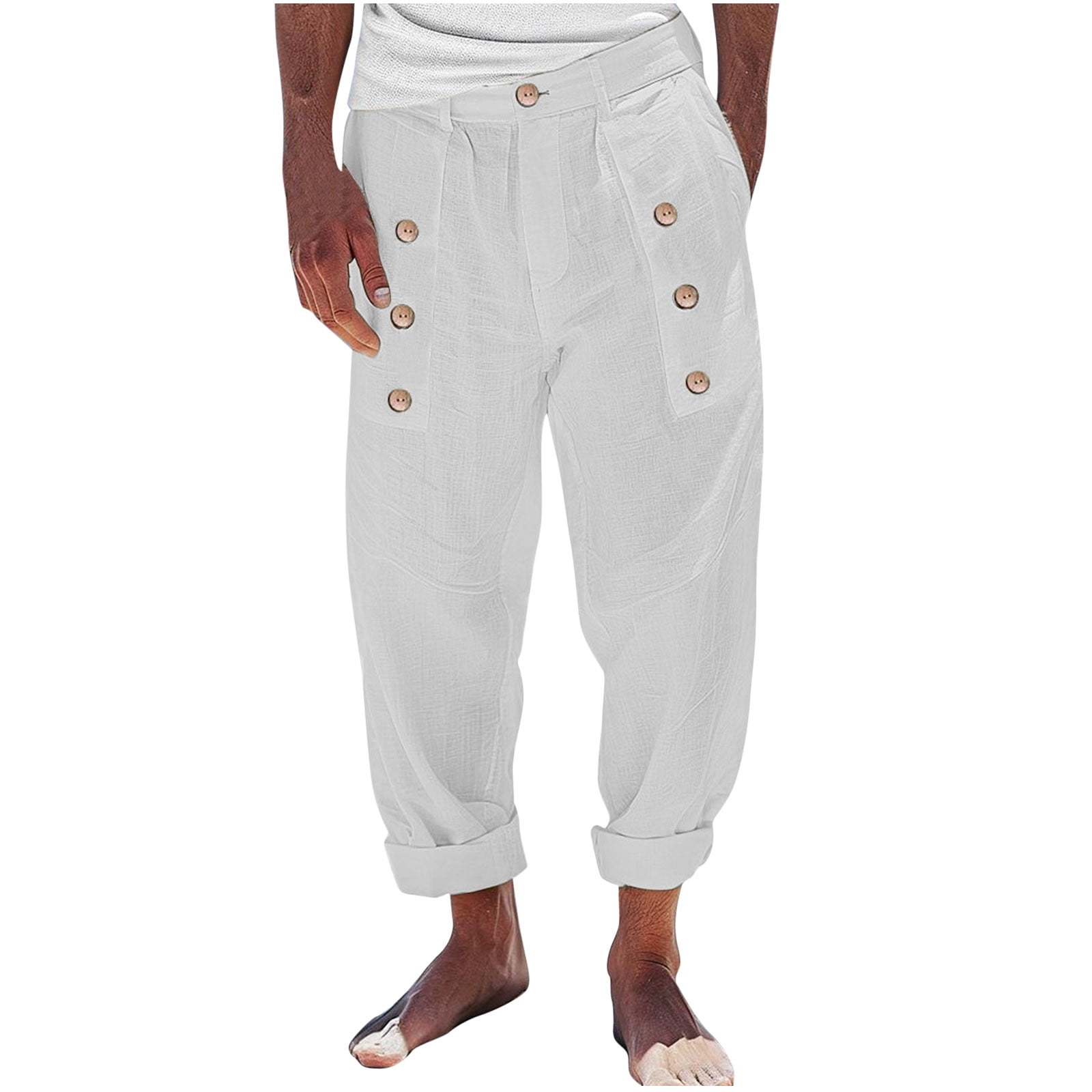 Aimik Hanes Up to 65% off clearance Cargo Pants for Men Low Rise ...