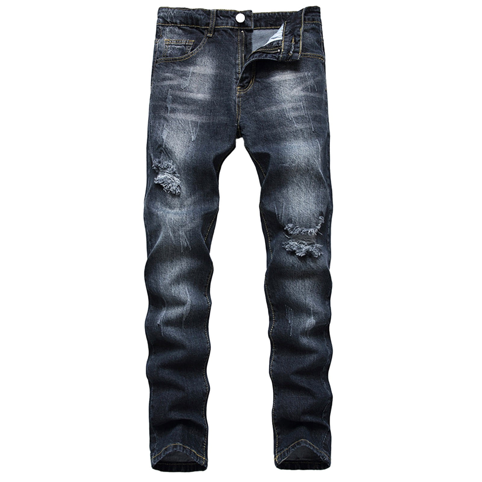 Aimik Hanes Up to 65% off clearance Denim Jeans for Men Slim Fit Ripped ...