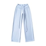 Aimik Women's Fall/Winter Loose-Fit Trousers Solid Color Straight Leg ...