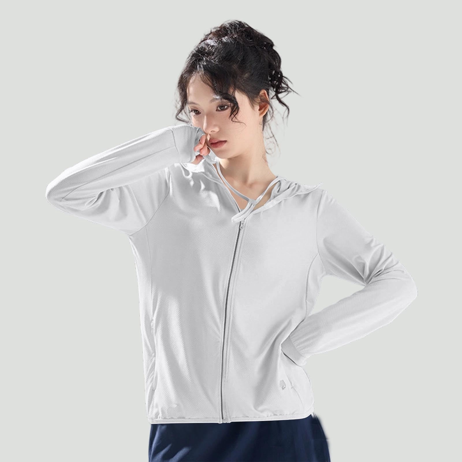 Aimik Women's Plus Size Outdoor Jacket Lightweight Breathable Uv ...