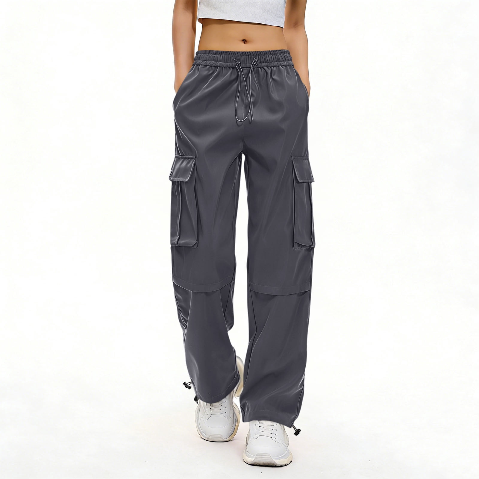 Aimik Workwear Pants for Women Breathable Casual Solid Long Pants with ...
