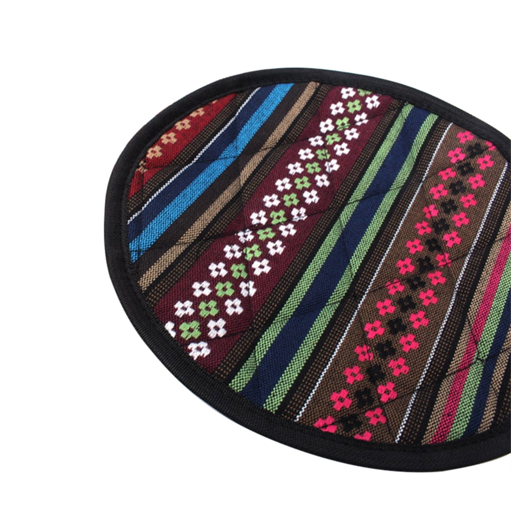 Aimiya 1 Pc Random Color Style Ethnic Round Heat Resistant Pot Holder ...
