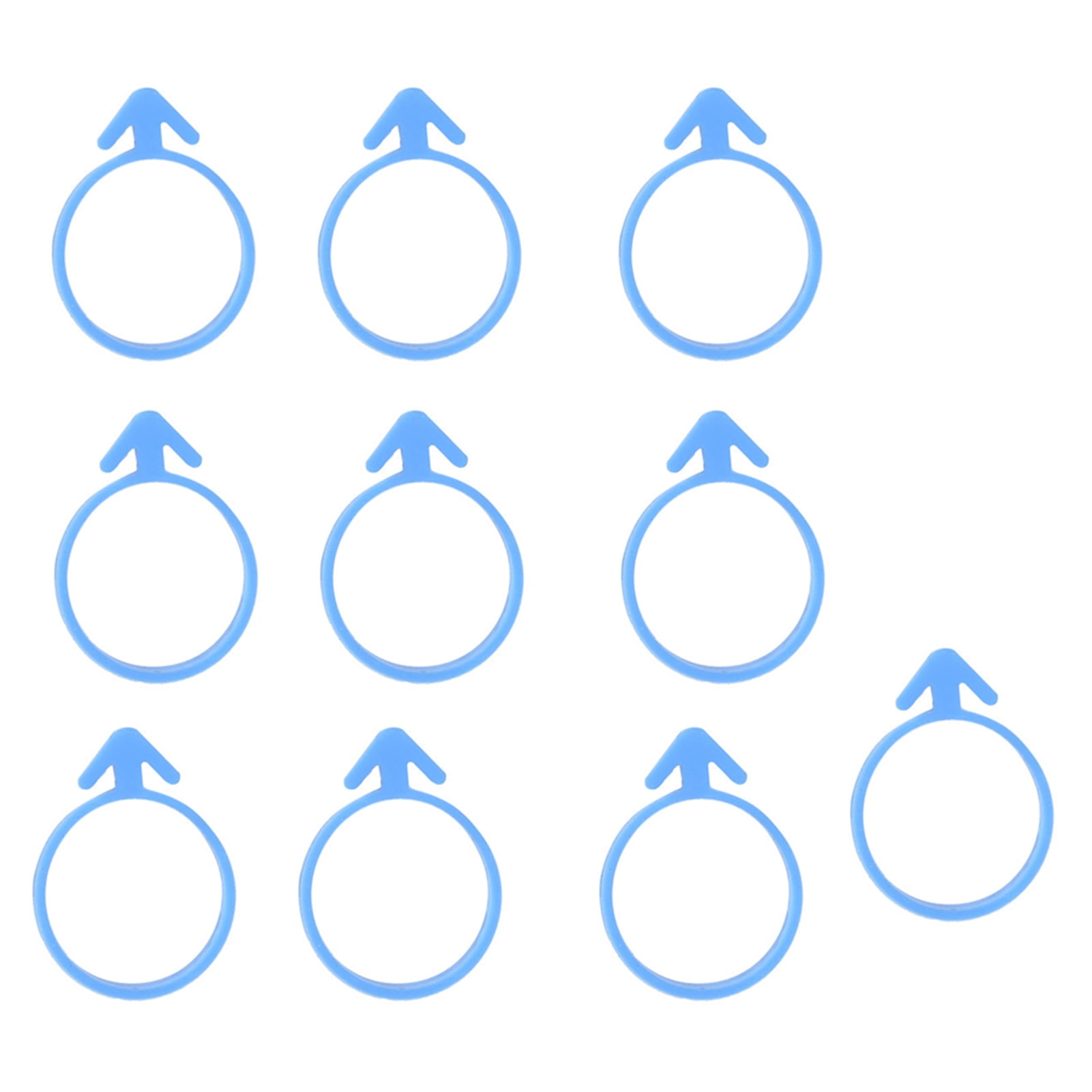 Aimiya 10Pcs Pastry Bag Clips Eco-friendly High Elastic Silicone ...