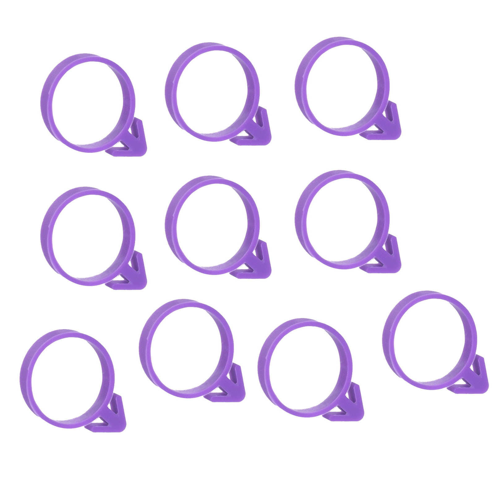 Aimiya 10Pcs Pastry Bag Clips Eco-friendly High Elastic Silicone ...