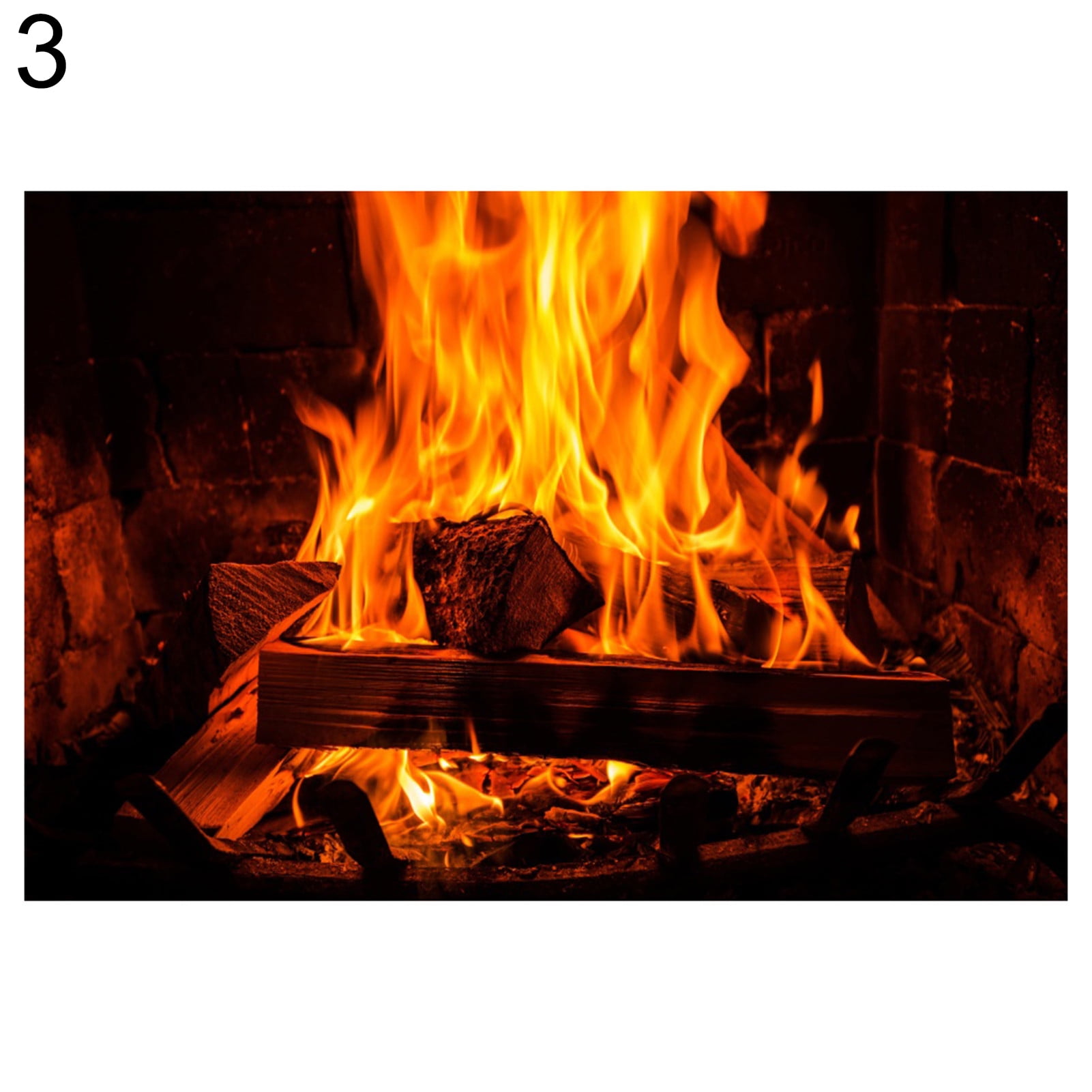 Aimiya Fireplace Burning Firewood Studio Photography Photo Props ...