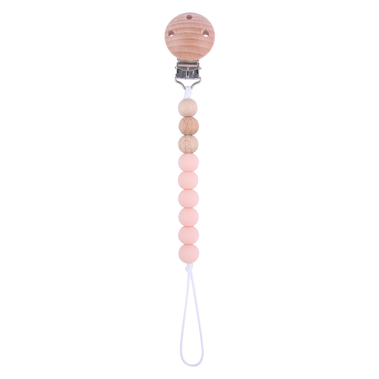 Aimiya Pacifier Chain Safe Silicone Beech Round Baby Soothing Pacifier ...