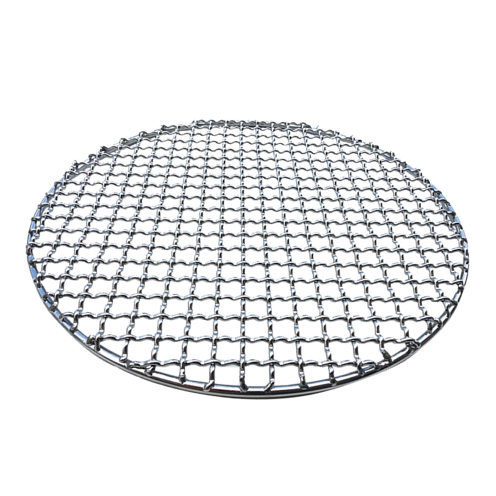 Aimiya Round Stainless Steel BBQ Grill Roast Mesh Net Non-stick ...
