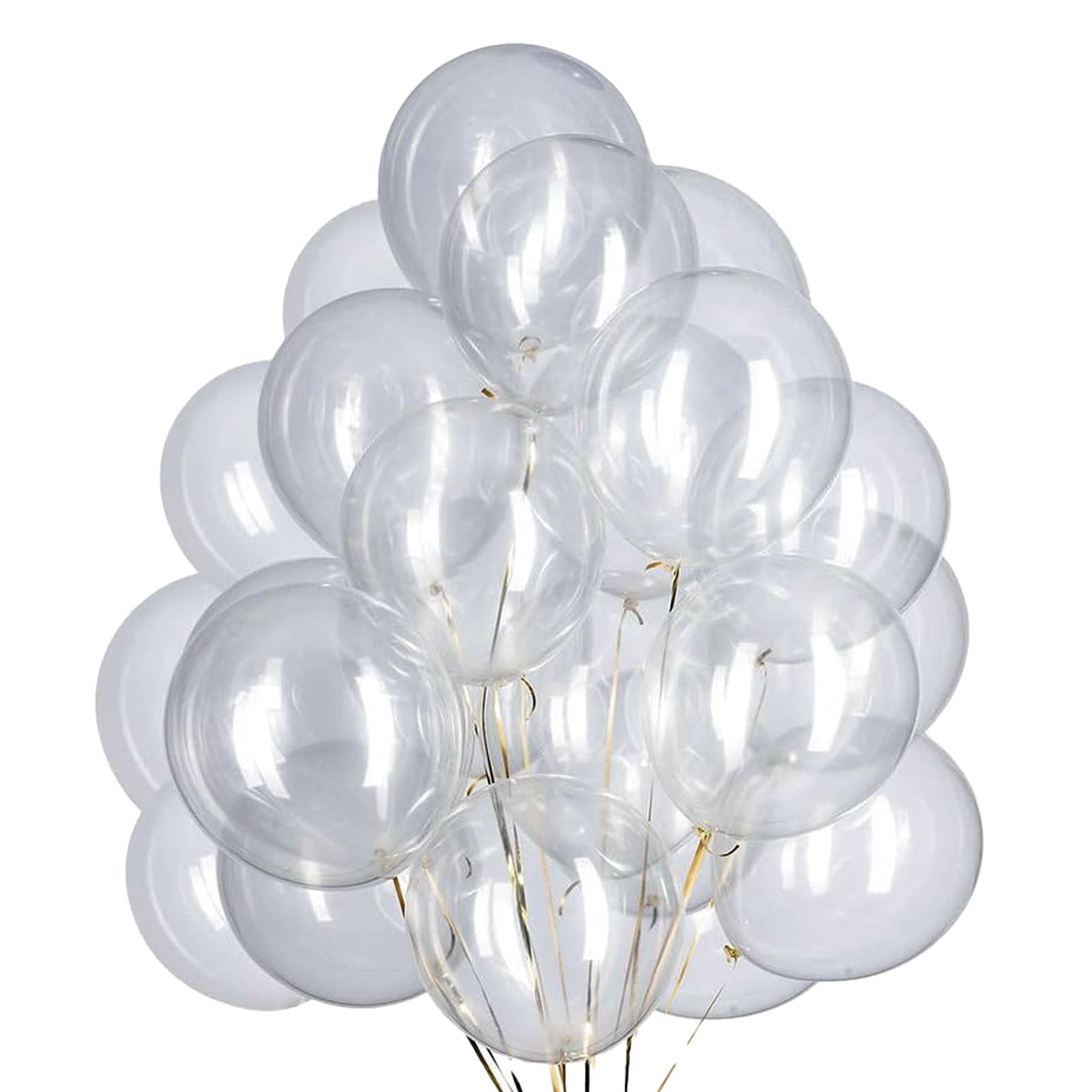 AimtoHome 5 inch Clear IFF17 Balloons Transparent Balloons Clear Mini ...