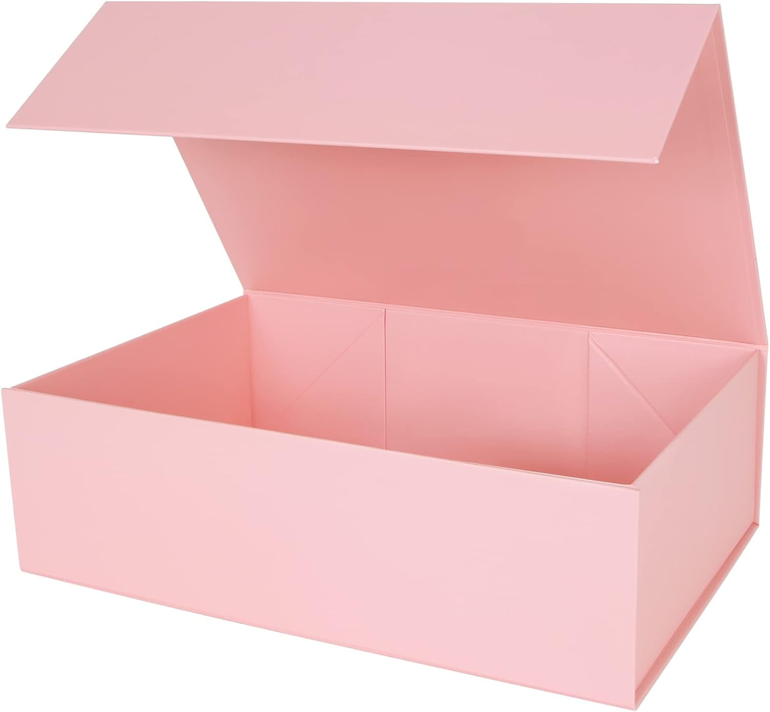 Aimyoo Pink Collapsible Gift Box with Magnetic Closure Lids 13.8x9x4.3 ...