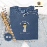 Ain’t Nothing Loosey About This Goosey Embroidered Tee – Funny Goose ...