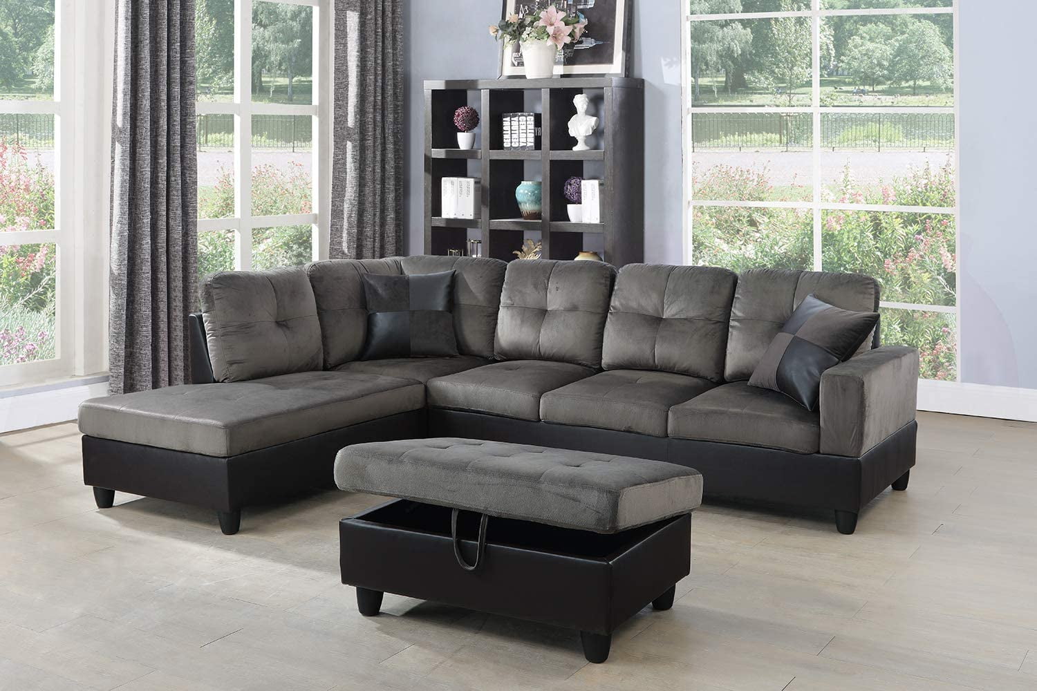 Ainehome 3 PCS Living Room Set, Sectional Sofa Set, Sectional Sofa in ...