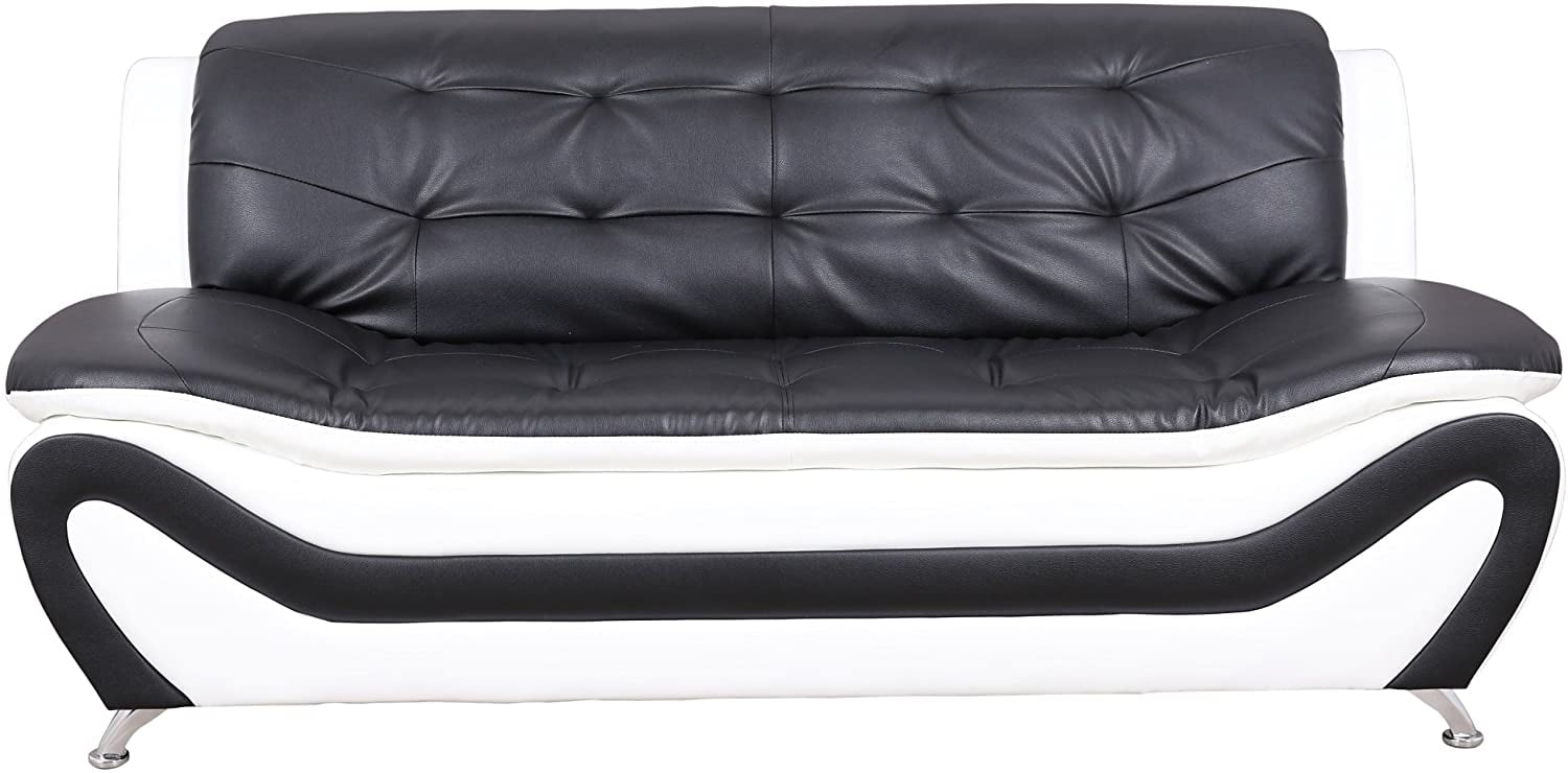 Ainehome Furniture 1-Pieces Aldo Living Room Sofa,Faux Leather,Style 1 ...