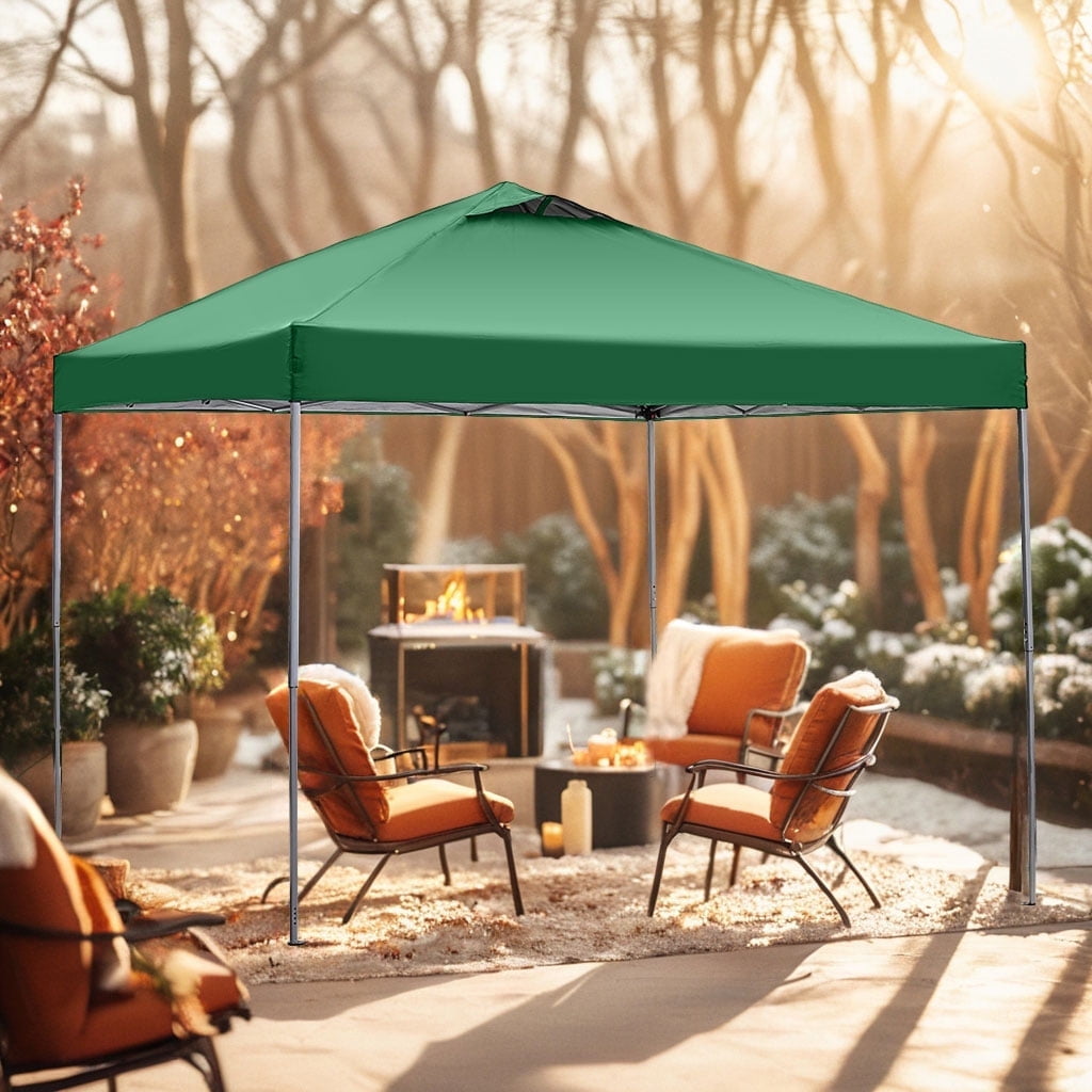 Ainfox 10 x 10 ft Pop up Canopy Tent, Instant Outdoor Canopies, Shade ...