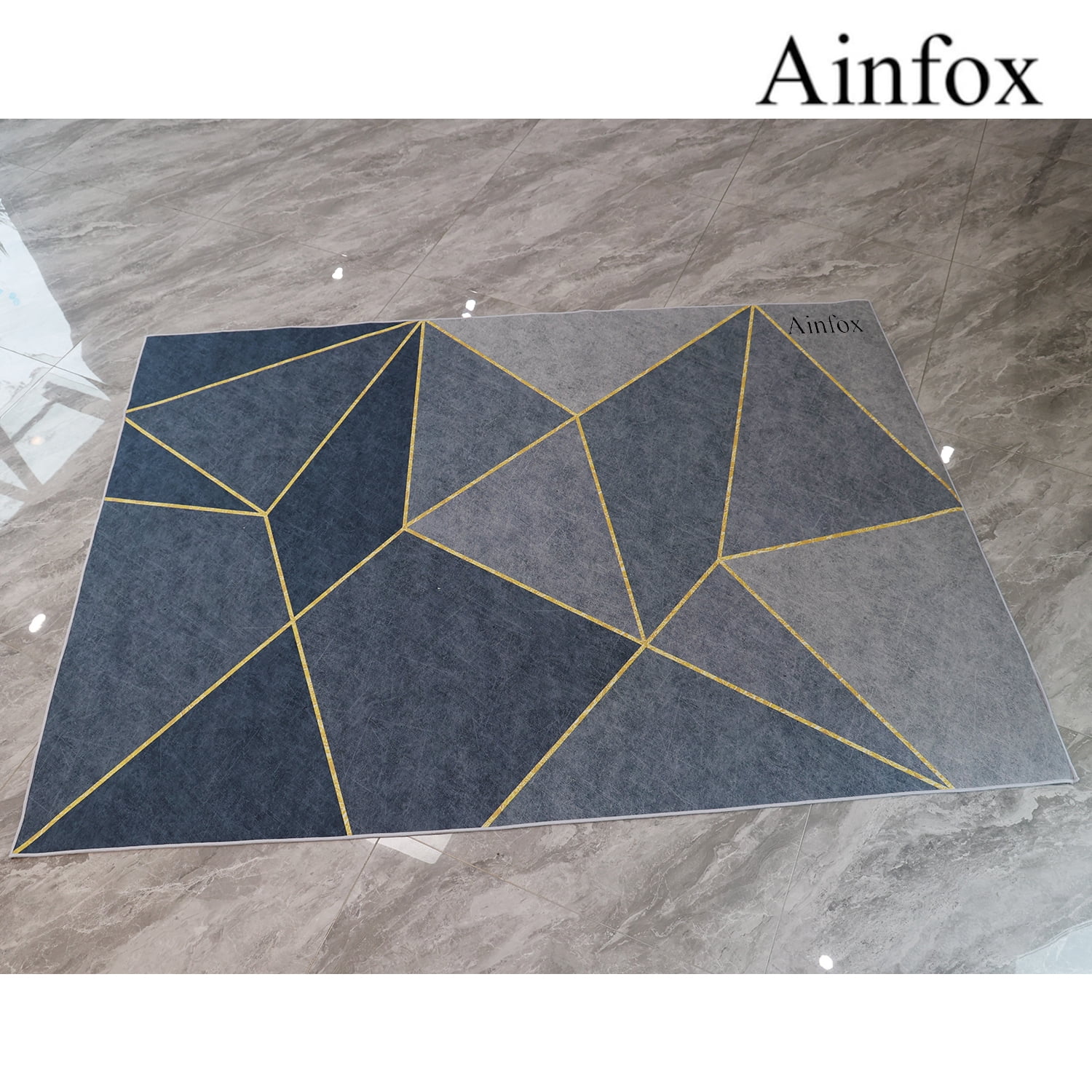 Ainfox 2'x3' Crystal pile Carpet for Bedroom Living Room, Super Soft ...